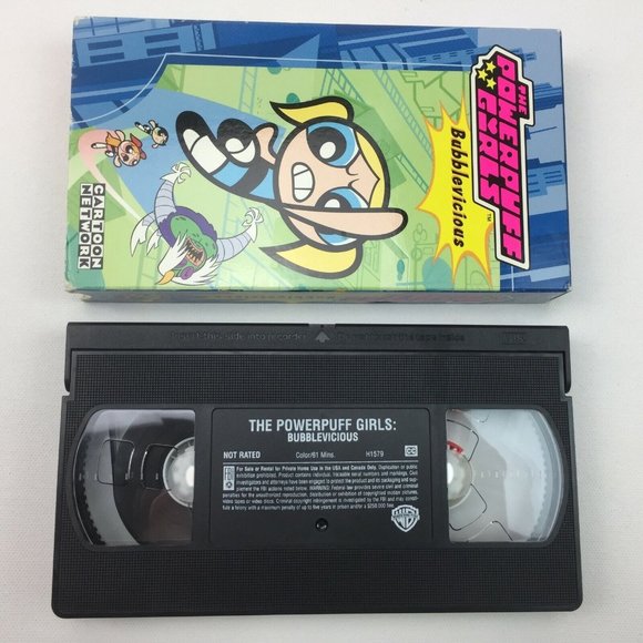 Media | Vhs Cartoon Network The Powerpuff Girls Bubblevicious Tape 5 ...